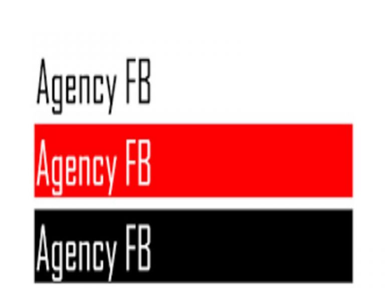 Agency FB Font Free Download - Fonts Empire