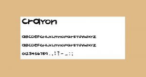 Top 15 Crayon Fonts Free Download - Fonts Empire