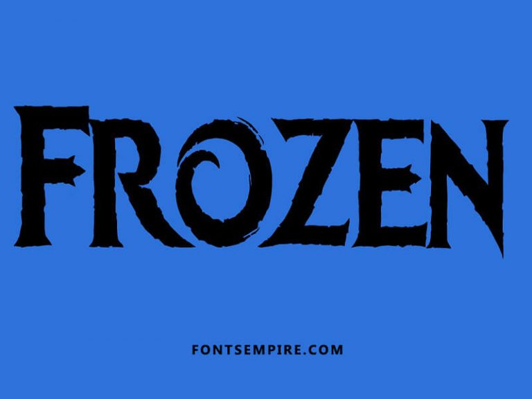 Frozen Font Free Download - Fonts Empire