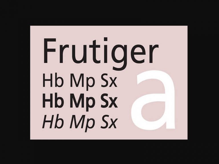 Frutiger Font Family Free Download - Fonts Empire