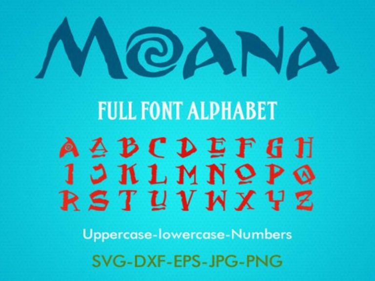 Moana Font Free Download - Fonts Empire