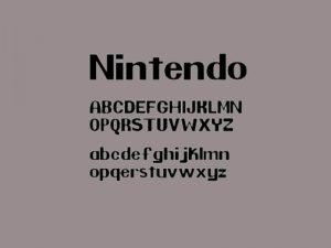 Nintendo Font Free Download - Fonts Empire
