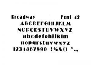 Broadway Font Family Free Download - Fonts Empire