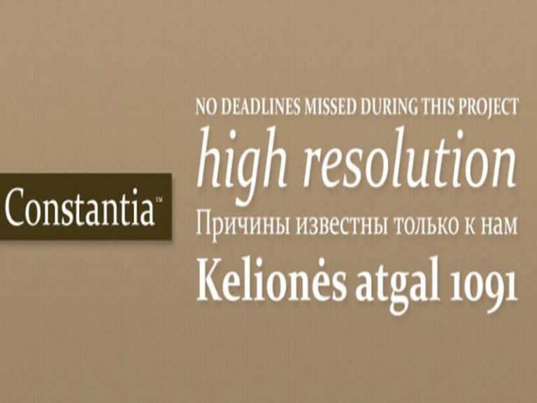 Constantia Font Free Download - Fonts Empire