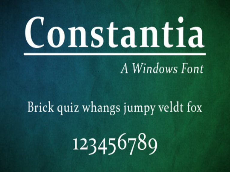 Constantia Font Free Download - Fonts Empire