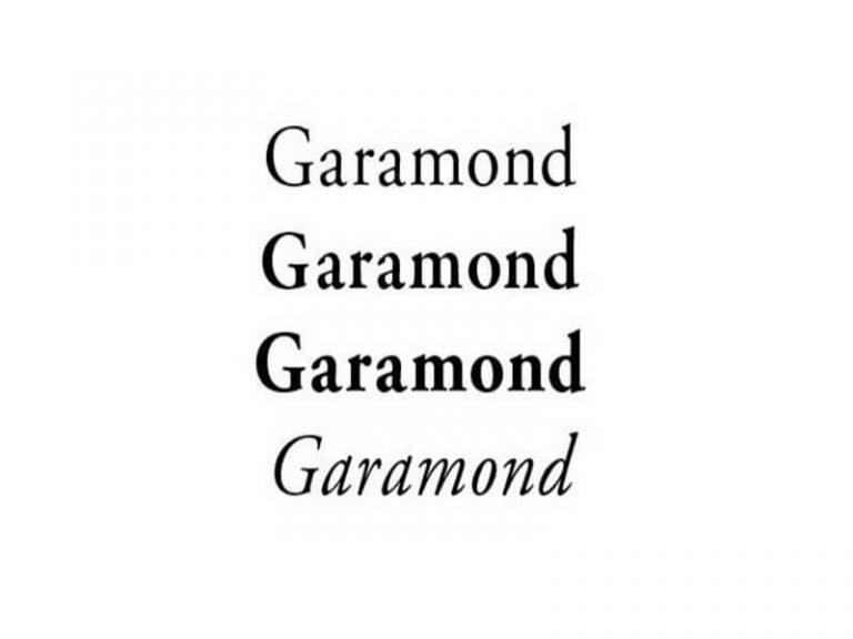 Garamond Font Free Download - Fonts Empire