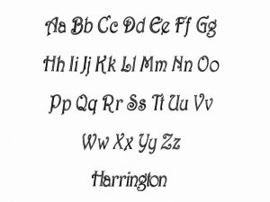 Harrington Font Free Download - Fonts Empire