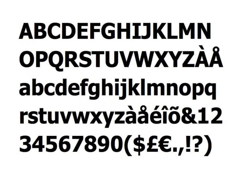 Tahoma Font Free Download - Fonts Empire