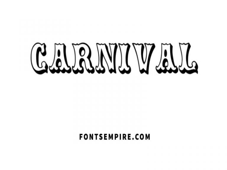 Carnival Font Free Download - Fonts Empire