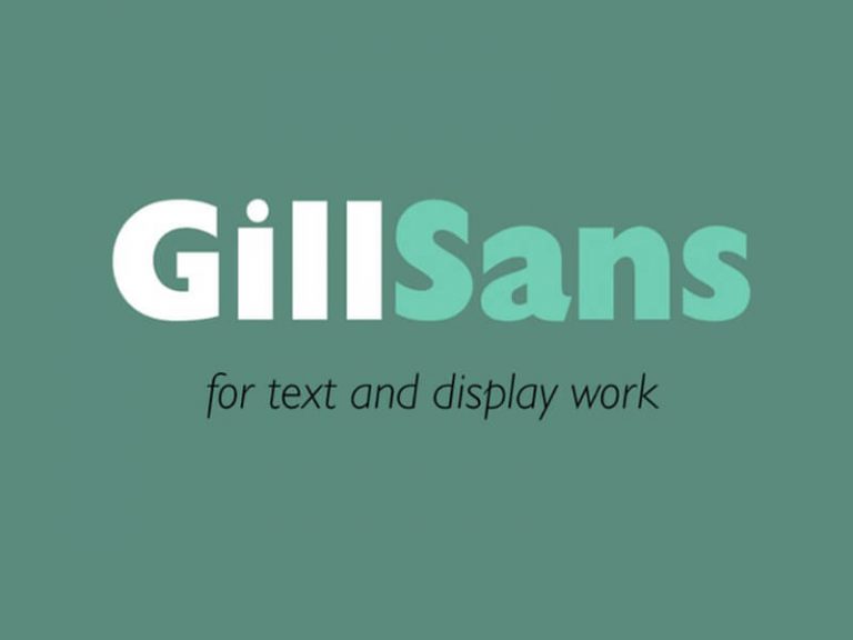 Gill Sans Font Family Free Download - Fonts Empire