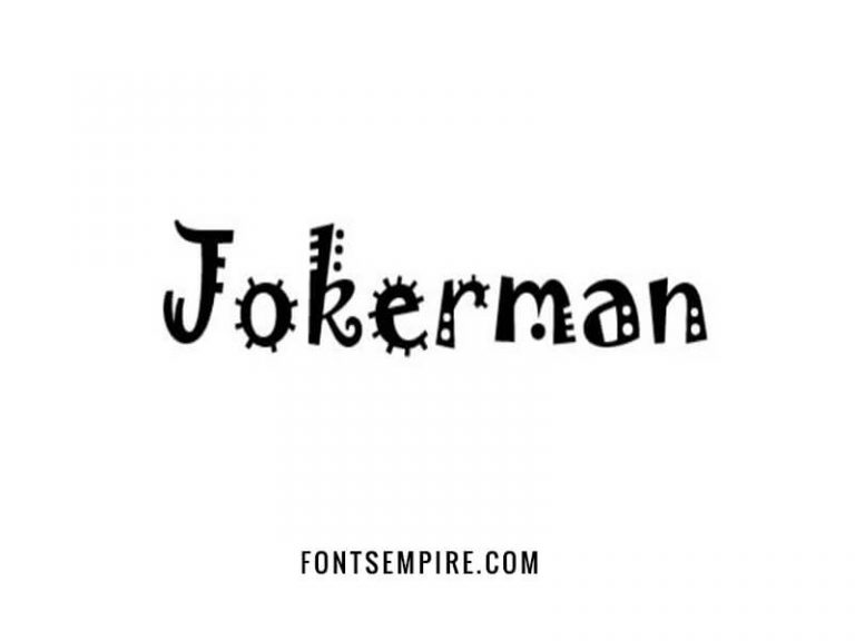 Jokerman Font Free Download - Fonts Empire