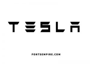 Tesla Font Free Download - Fonts Empire