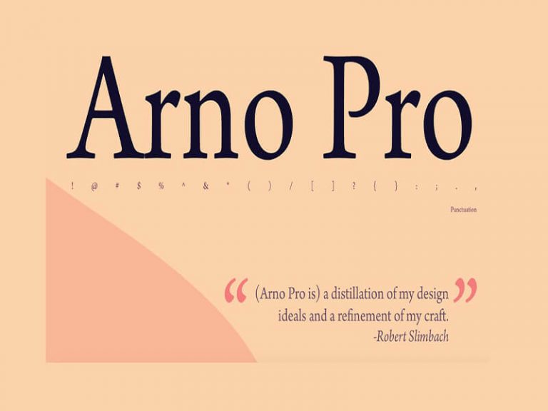 Arno Pro Font Free Download - Fonts Empire