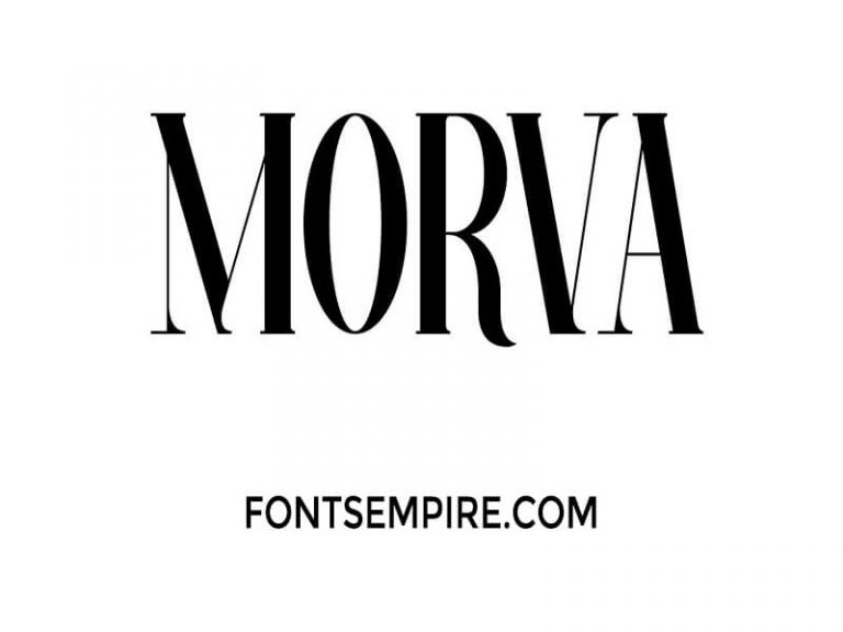 Morva Font Free Download - Fonts Empire