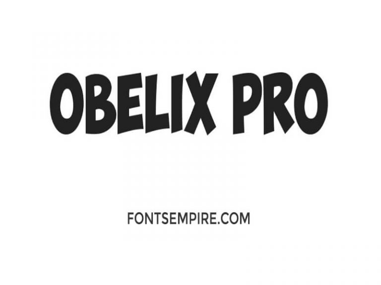 Obelix Pro Font Free Download - Fonts Empire