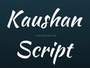 Kaushan Script Font Free Download - Fonts Empire