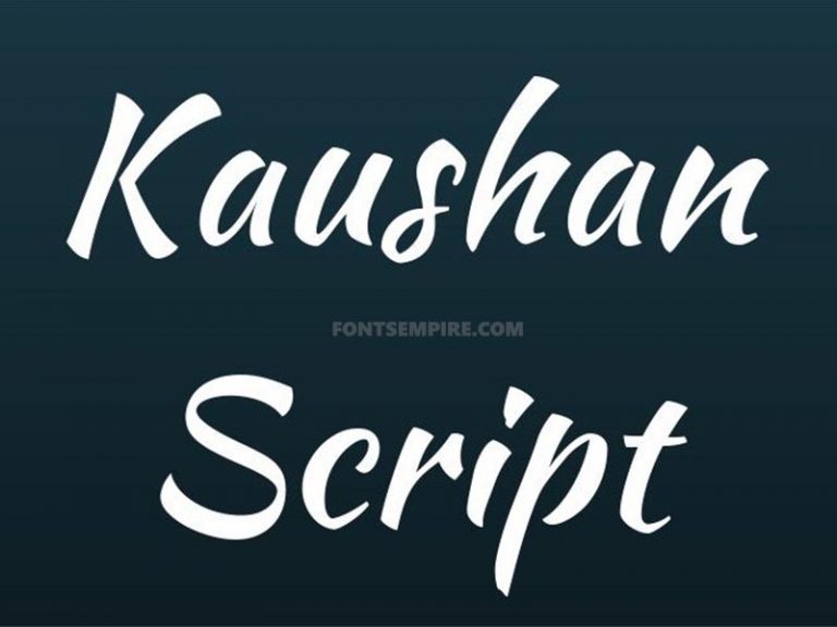 Kaushan Script Font Free Download Fonts Empire