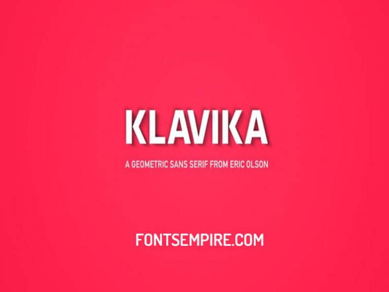 Klavika Font Family Free Download - Fonts Empire