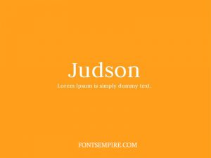 Judson Font Download - Fonts Empire