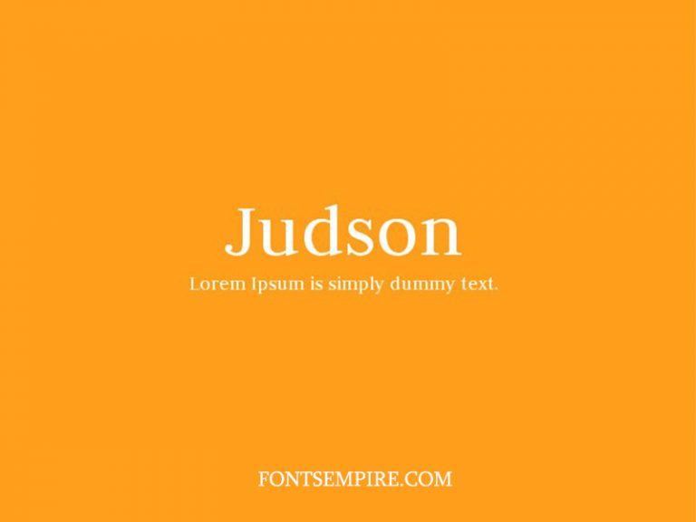 Judson Font Download - Fonts Empire