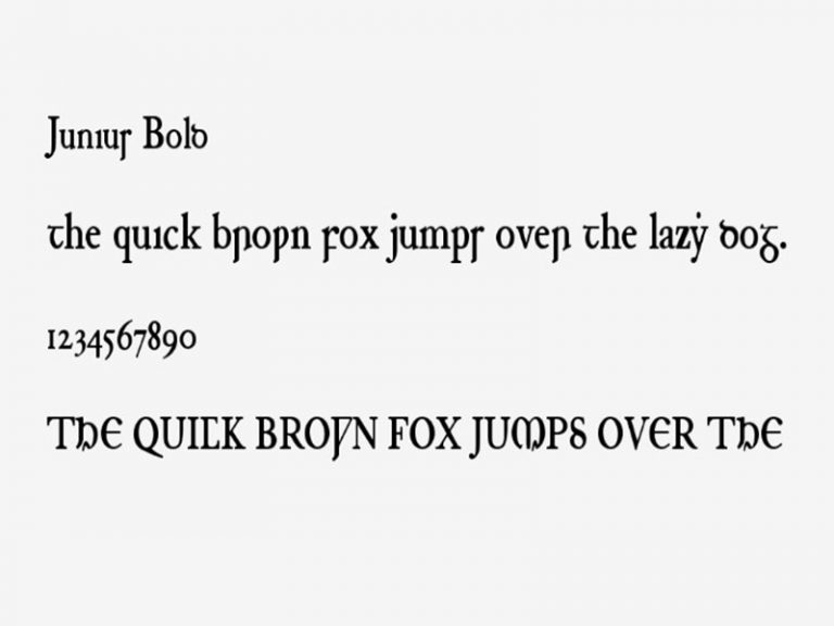 Junius Font Family Free Download - Fonts Empire