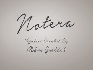 Notera Font Family Free Download - Fonts Empire