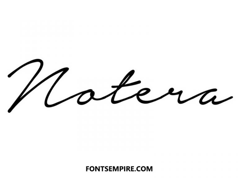 Notera Font Family Free Download - Fonts Empire