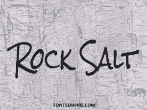 Rock Salt Font Family Free Download - Fonts Empire