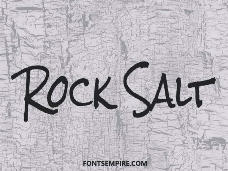 Rock Salt Font Family Free Download - Fonts Empire