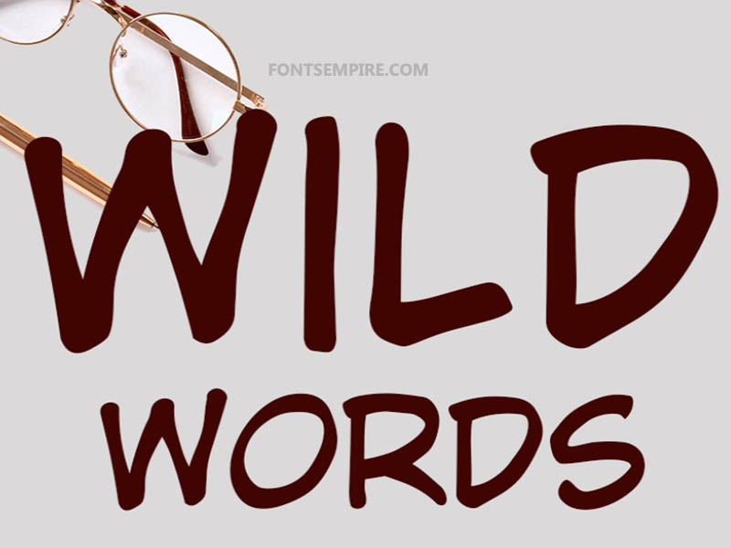 Wild Words Font Free Download Fonts Empire