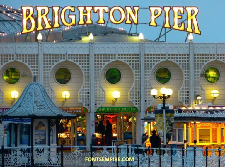 Brighton Pier Font Free Download - Fonts Empire