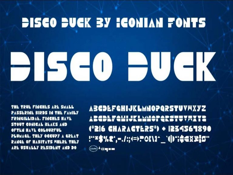 Disco Duck Font Free Download - Fonts Empire