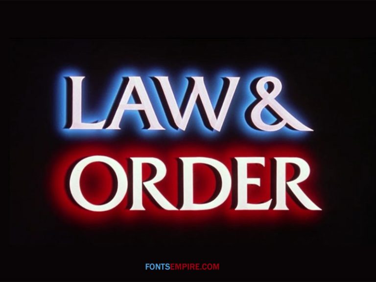 Law And Order Font Free Download - Fonts Empire