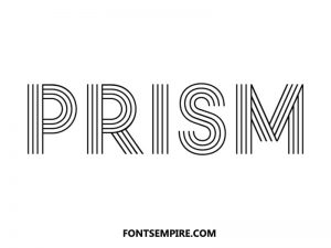 Prism Font Free Download - Fonts Empire