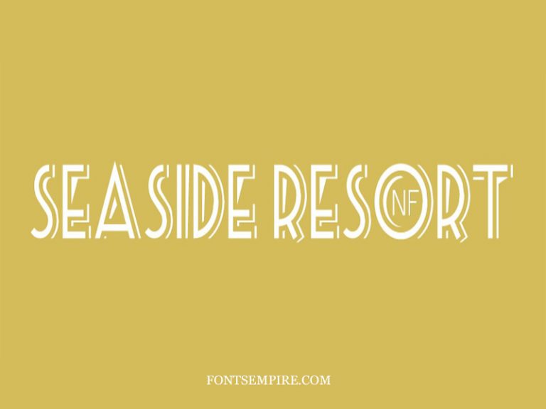 Seaside Resort Font Download - Fonts Empire