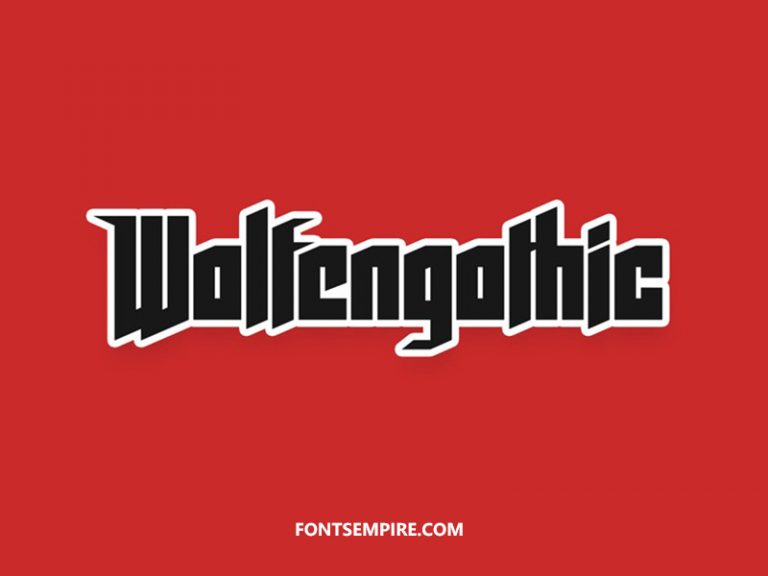 Wolfenstein Font Free Download - Fonts Empire