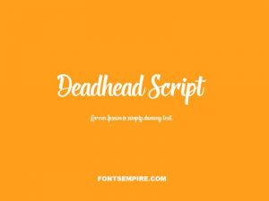 Deadhead Script Font Download - Fonts Empire