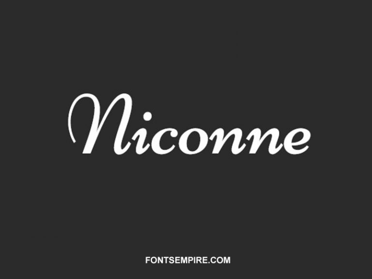 Niconne Font Free Download - Fonts Empire