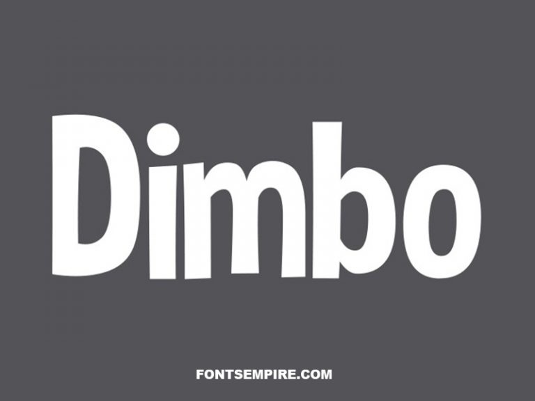 Dimbo Font Free Download - Fonts Empire