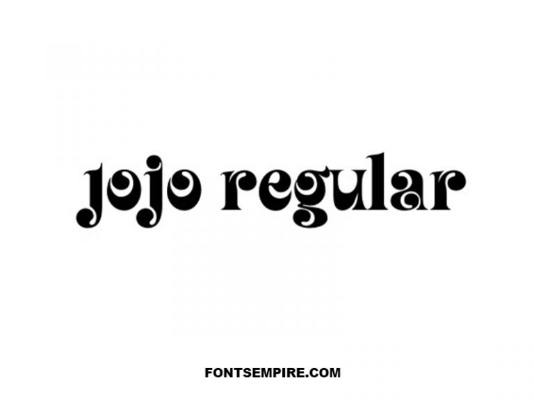 JoJo Font Free Download - Fonts Empire