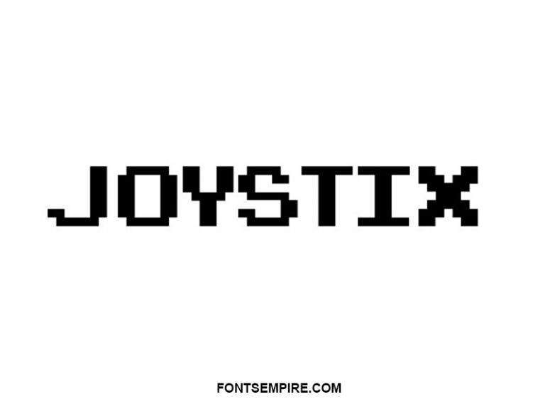 Joystix Font Free Download - Fonts Empire