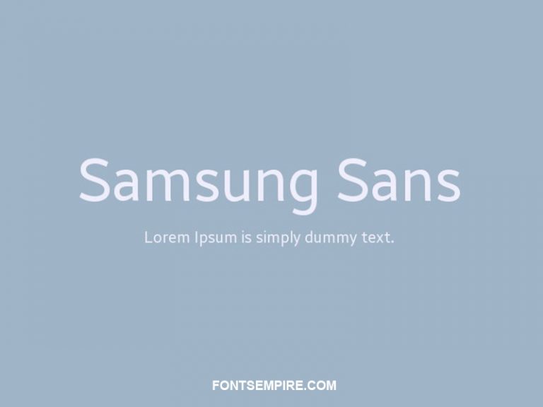 Samsung Sans Font Download - Fonts Empire