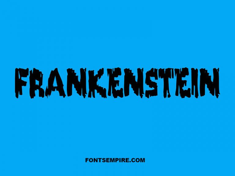 Frankenstein Font Free Download - Fonts Empire