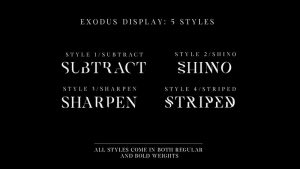 Exodus Font Free Download - Fonts Empire