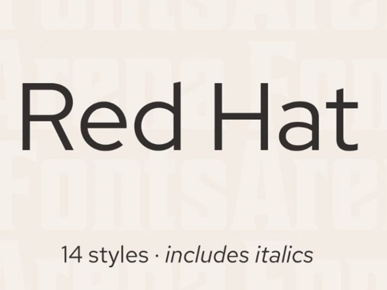 Red Hat Font Free Download - Fonts Empire