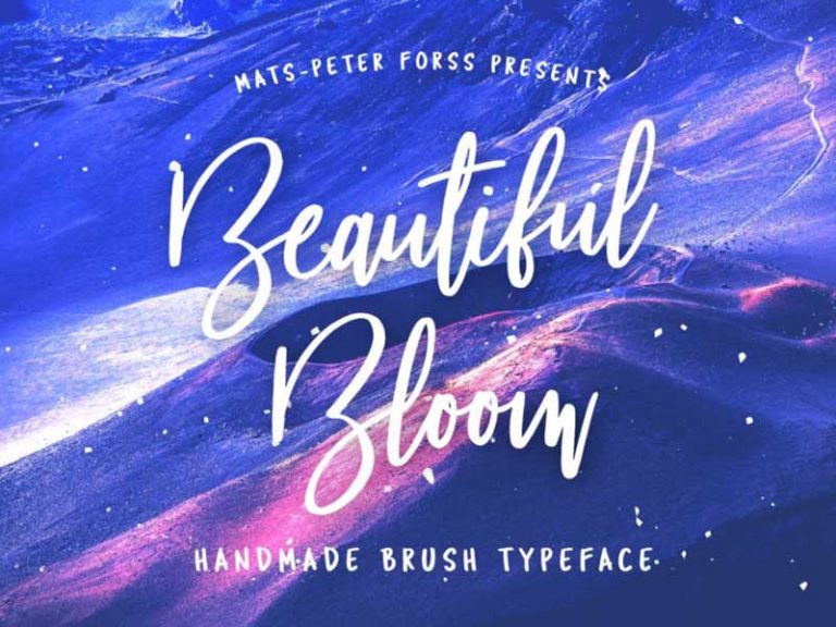 Beautiful Bloom Font Free Download - Fonts Empire