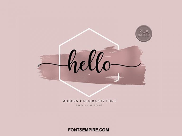 Hello Font Free Download - Fonts Empire