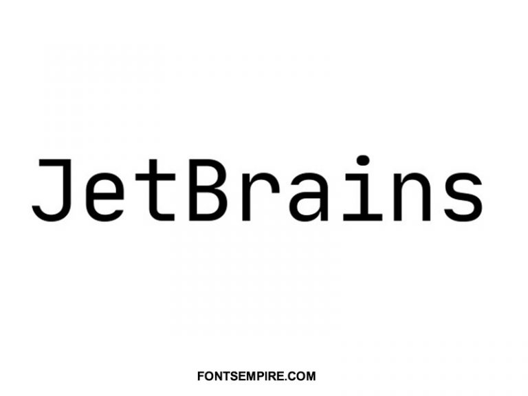 Jetbrains Mono Font Free Download - Fonts Empire