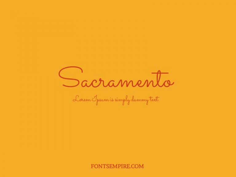 Sacramento Font Free Download - Fonts Empire