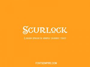 Scurlock Font Free Download - Fonts Empire
